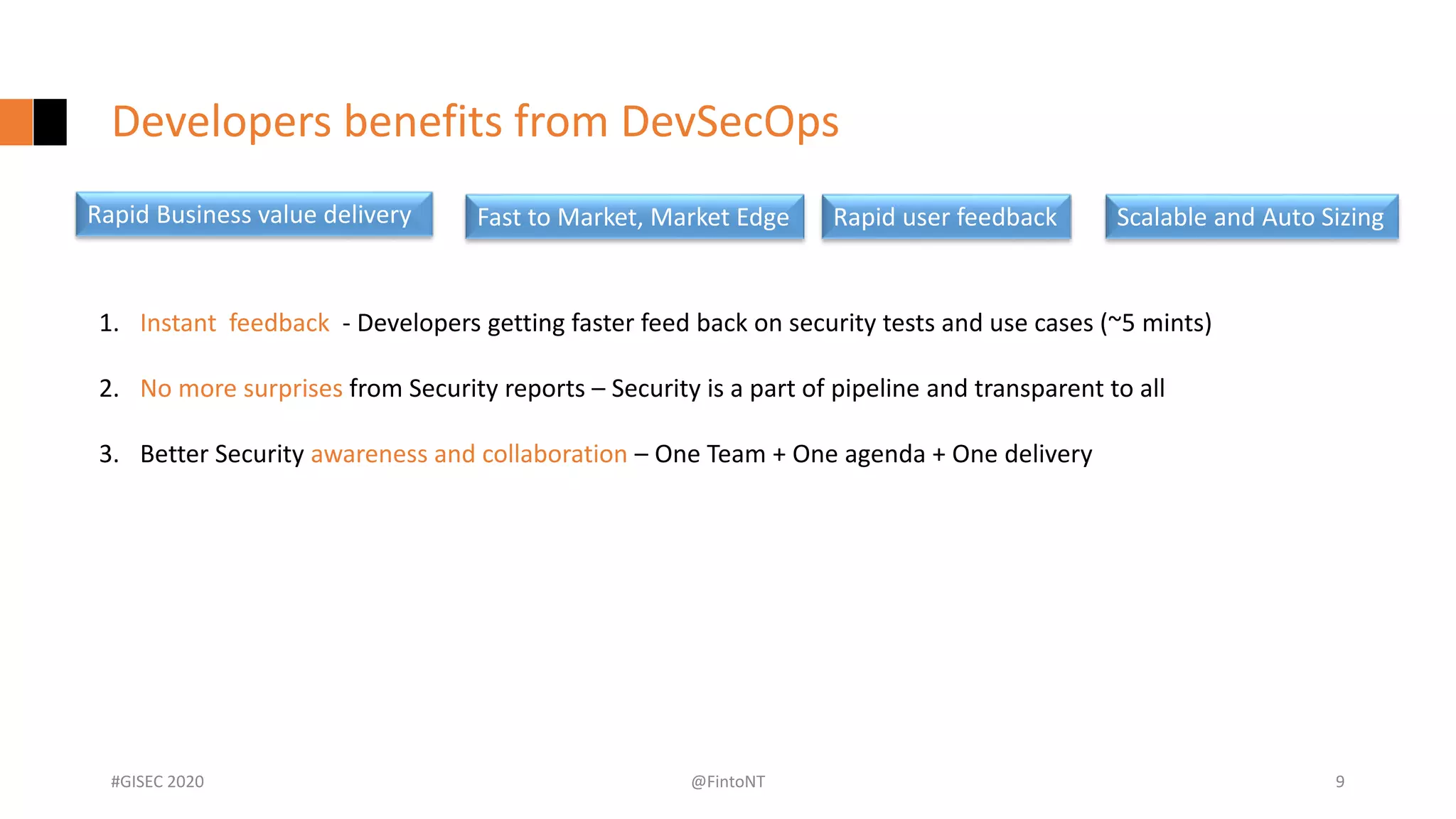 Benefits of DevSecOps | PPTX