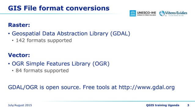 GIS file types | PPTX