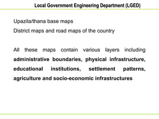 Status and Perspectives of GIS Application in BANGLADESH | PPT