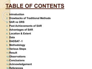 Flood risk mapping using GIS and remote sensing and SAR | PPTX