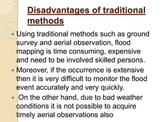 Flood risk mapping using GIS and remote sensing and SAR | PPTX