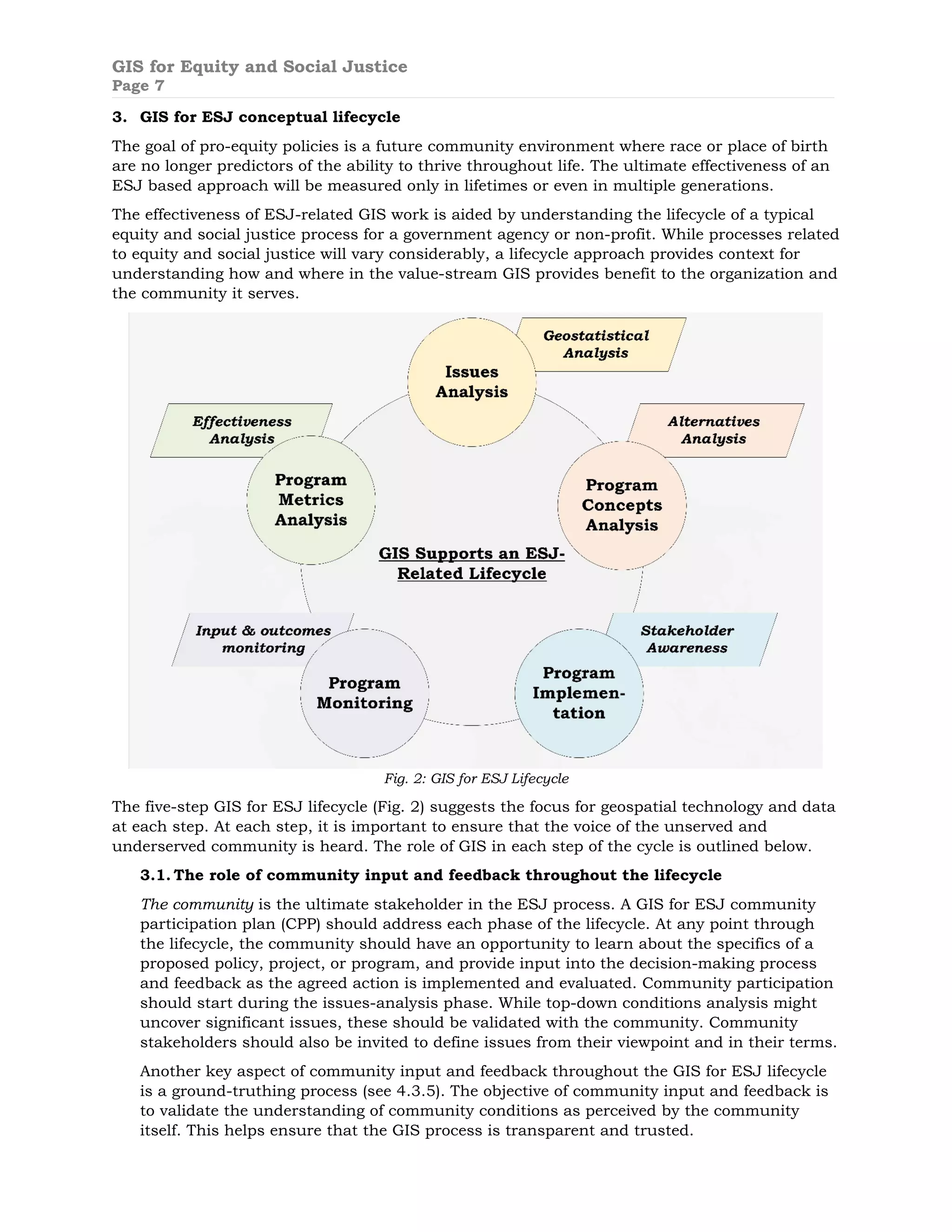 GIS for Equity & Social Justice Best Practices | PDF