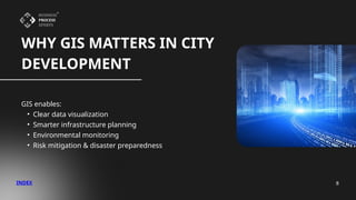 GIS for Smarter Urban Planning: Building Intelligent Cities | PPTX