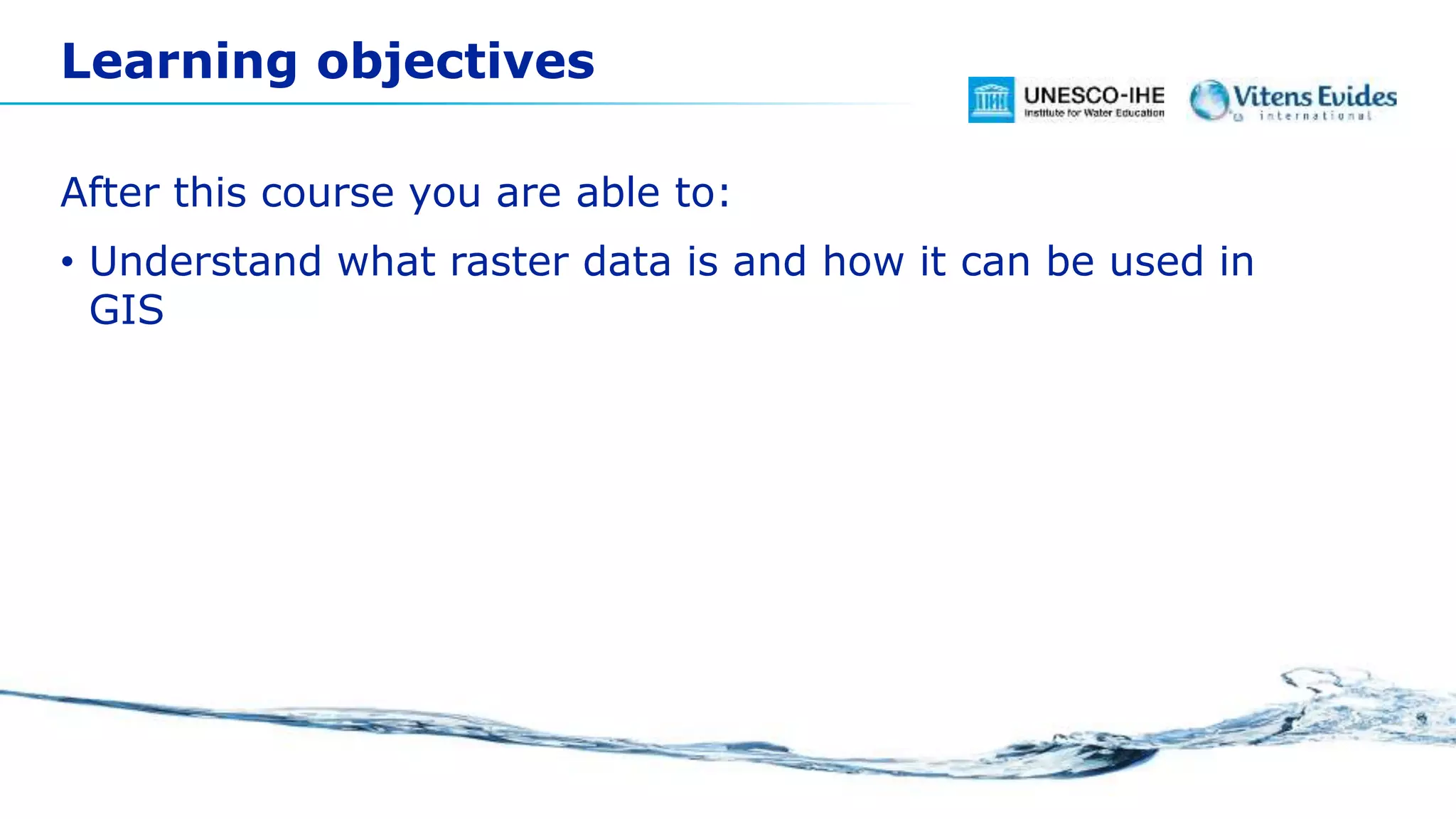 GIS fundamentals - raster | PPT