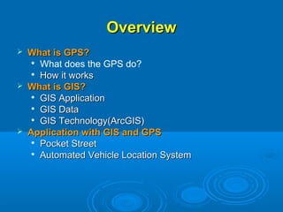 Gis gps | PPT