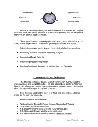 GIS Growth Study for Charlottesville VA - 2000-2030 (PLAN 885) - VAMLIS ...