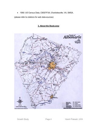 GIS Growth Study for Charlottesville VA - 2000-2030 (PLAN 885) - VAMLIS ...