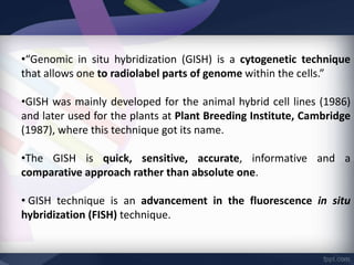 Genomic in situ Hybridization | PPTX