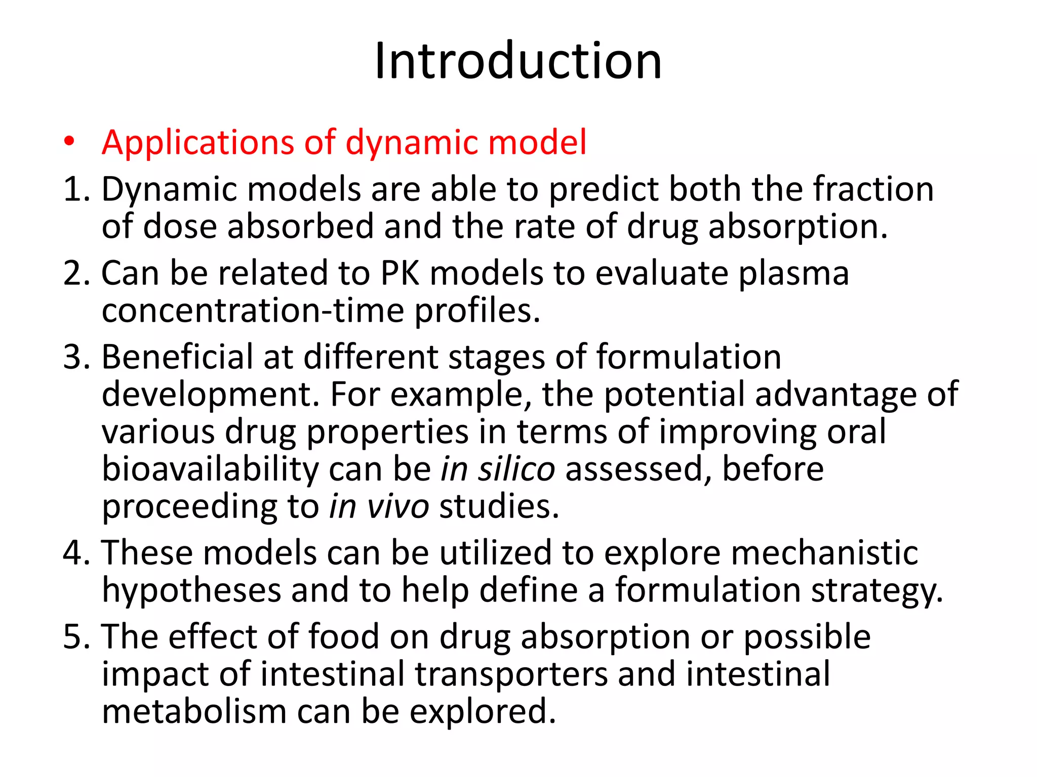 Gastrointestinal absorption simulation using in silico methodology; by ...