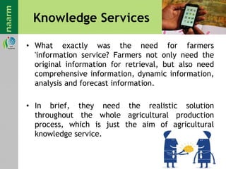 Gis in agriculture knowledge service | PPTX | Agriculture | Industries