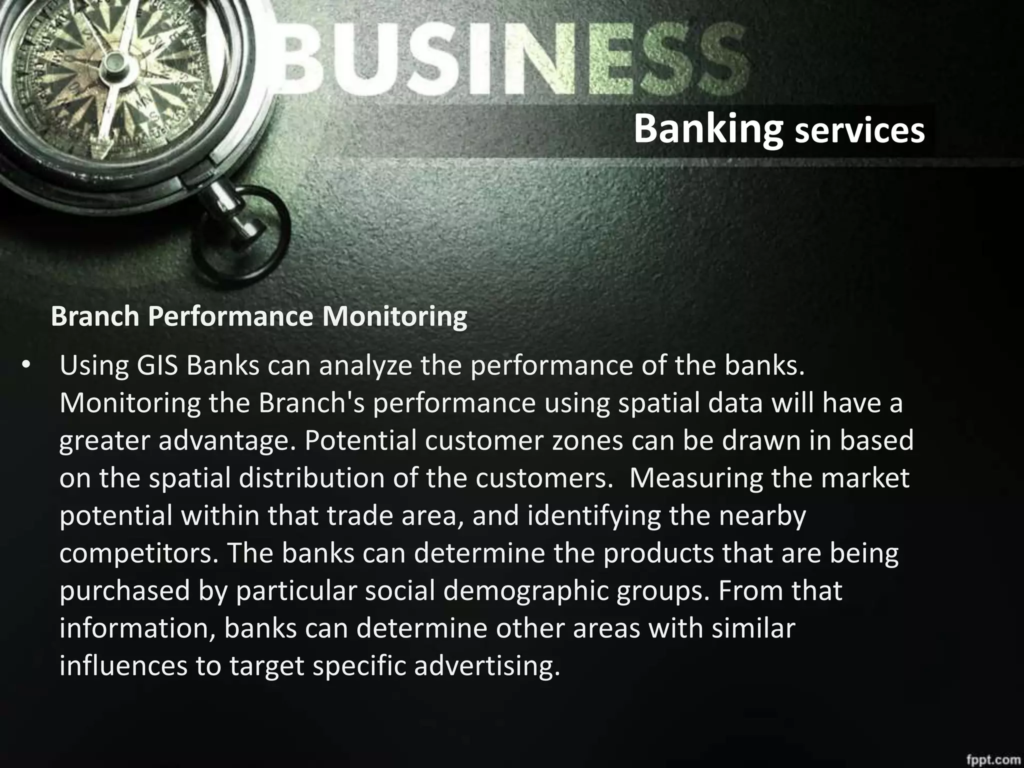 GIS in Banking | PPT