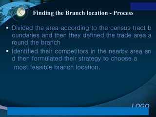 Gis in banking (1) final | PPTX