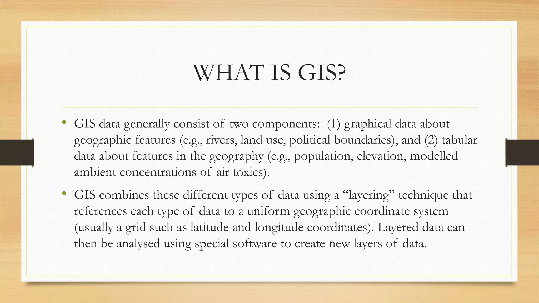 Gis in disaster managemant | PPTX