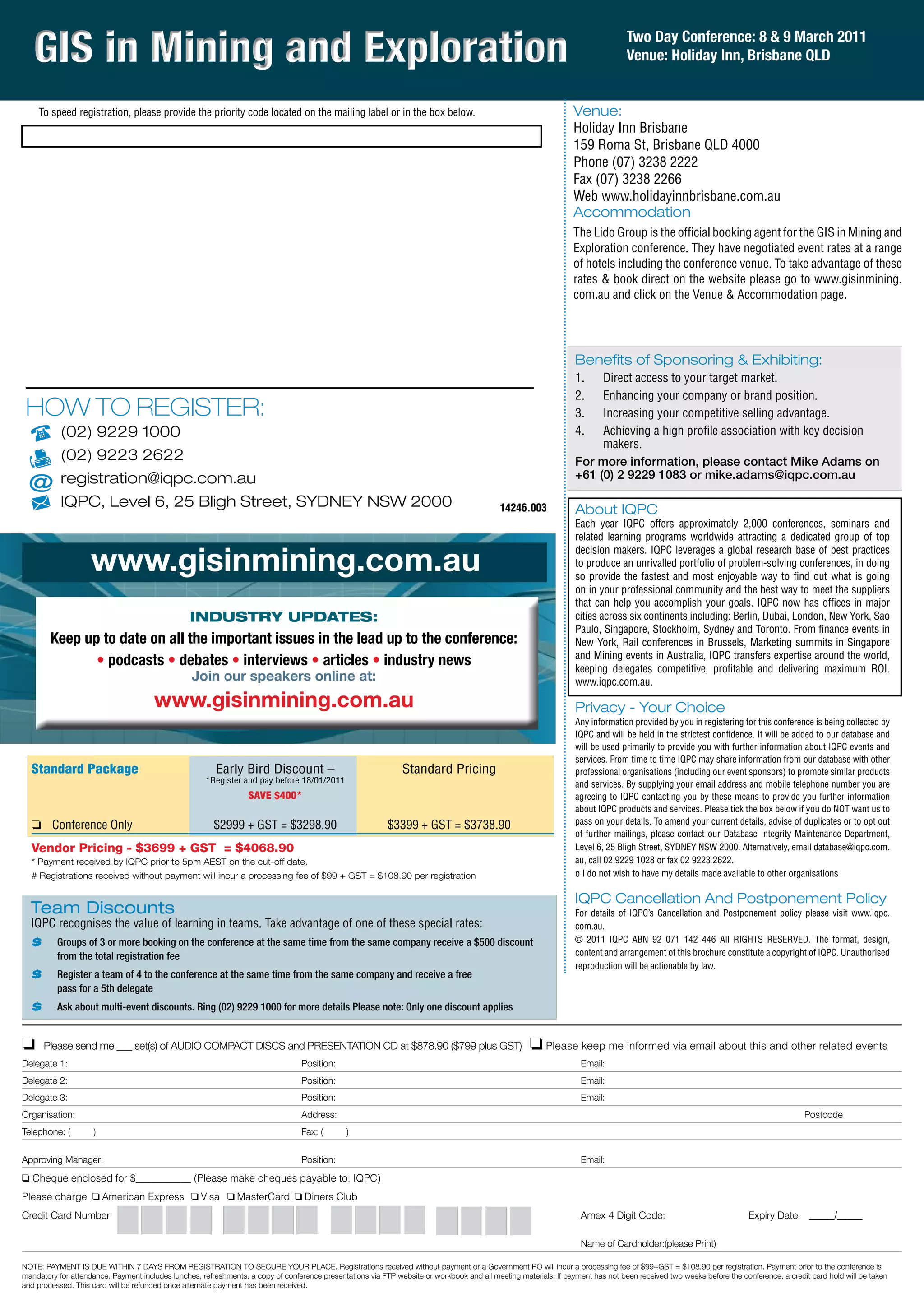 GIS in Mining and Exploration 2011 Brochure | PDF