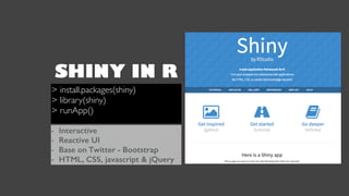 GIS in R (Implementation of a web application) | PPT