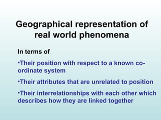 Presentation on Geographical Information Systems | PPT