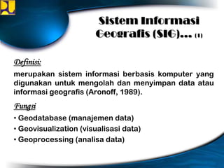 Pengantar Sistem Informasi Geografis | PPTX