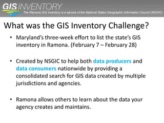GIS Inventory TUgis2011 Presentation | PDF