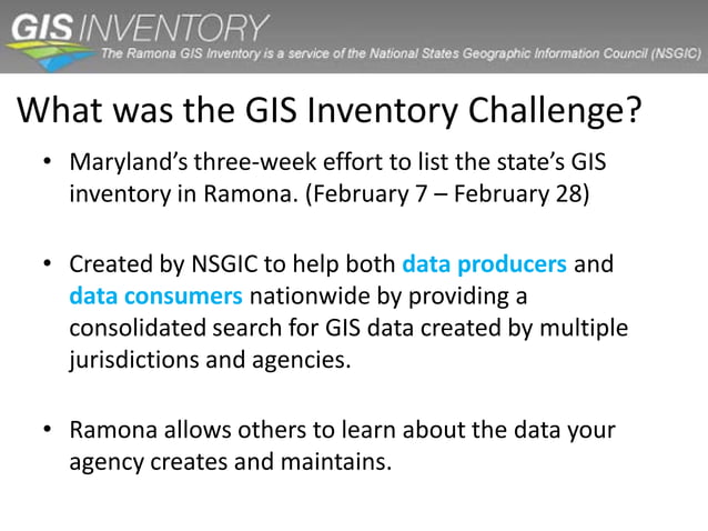 GIS Inventory TUgis2011 Presentation | PDF