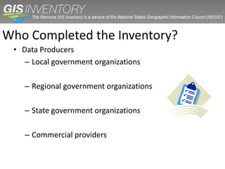 GIS Inventory TUgis2011 Presentation | PDF