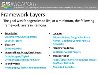 GIS Inventory TUgis2011 Presentation | PDF