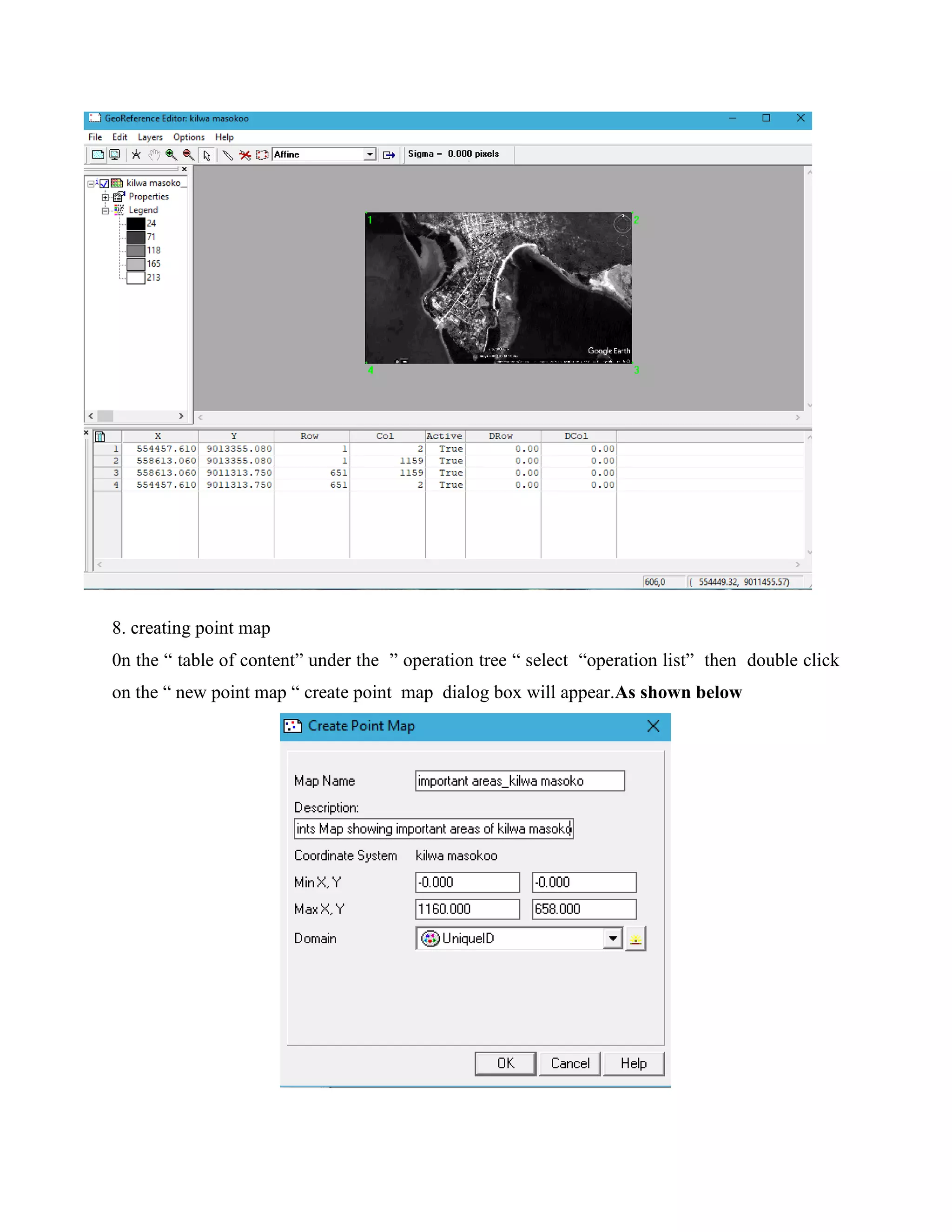 ILWIS ONSCREEN DIGITIZING kilwa masoko,Tanzania | PDF