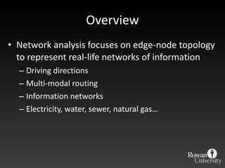 Network Analysis in ArcGIS | PPT