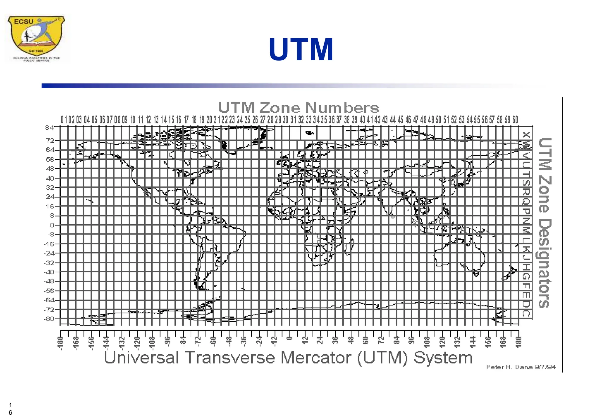Gis Lecture 3 Map Projetion And Coordinate Systemppt