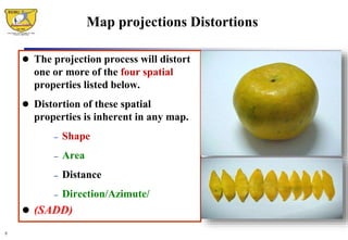 GIS Lecture 3- Map Projetion and Coordinate System.ppt | 3-D Graphics ...