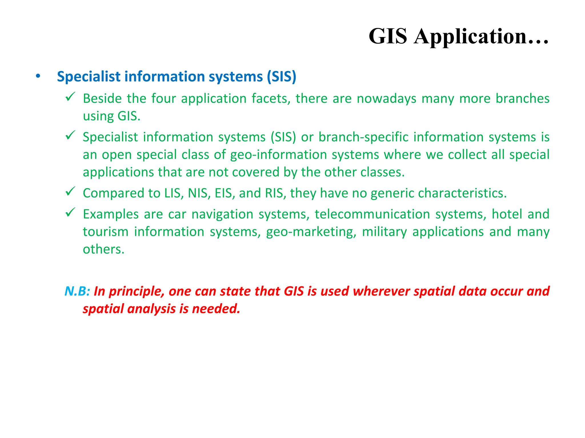 GIS Lecture Note.ppt | Geography | Science