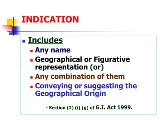 Protection of geographical indications goods in India | PPT