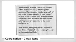 Role of Military in Disaster Response | PPTX
