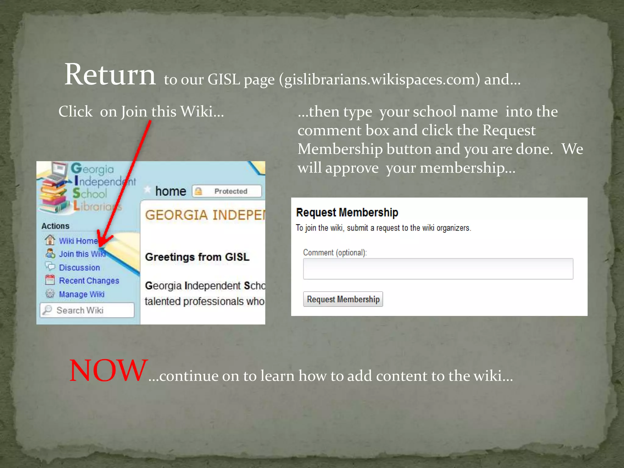 Gisl wiki tutorial | PPTX | Computing | Technology & Computing