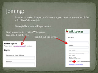 Gisl wiki tutorial | PPTX | Computing | Technology & Computing