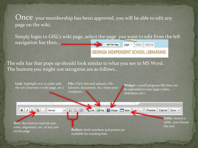 Gisl wiki tutorial | PPTX | Computing | Technology & Computing