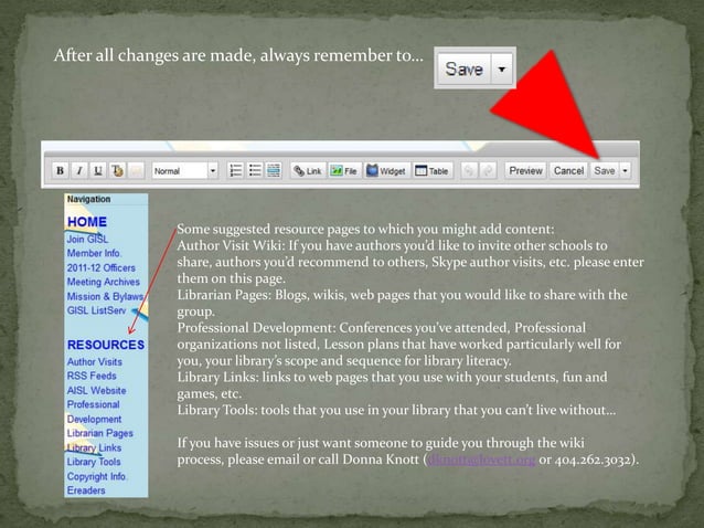 Gisl wiki tutorial | PPTX | Computing | Technology & Computing
