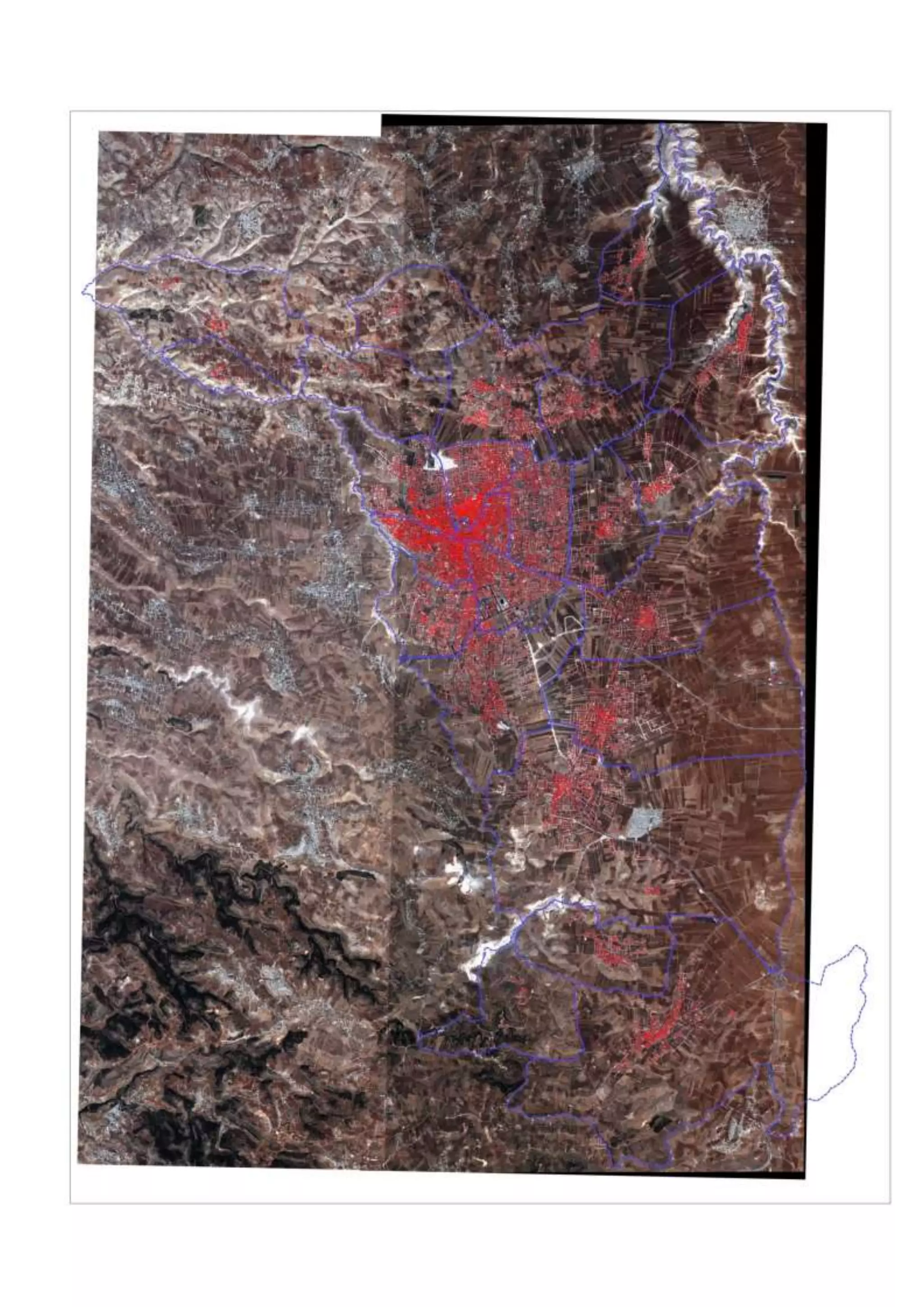 Gis maps for irbid city jordan 2014 | DOCX
