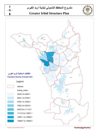 Gis maps for irbid city jordan 2014 | PDF