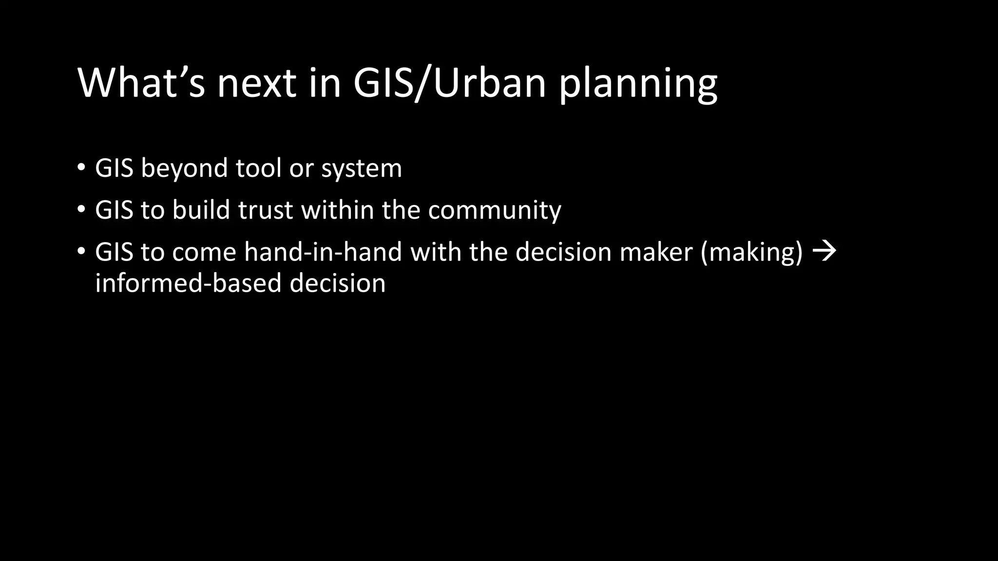 The Application of GIS in Urban Planning | PDF