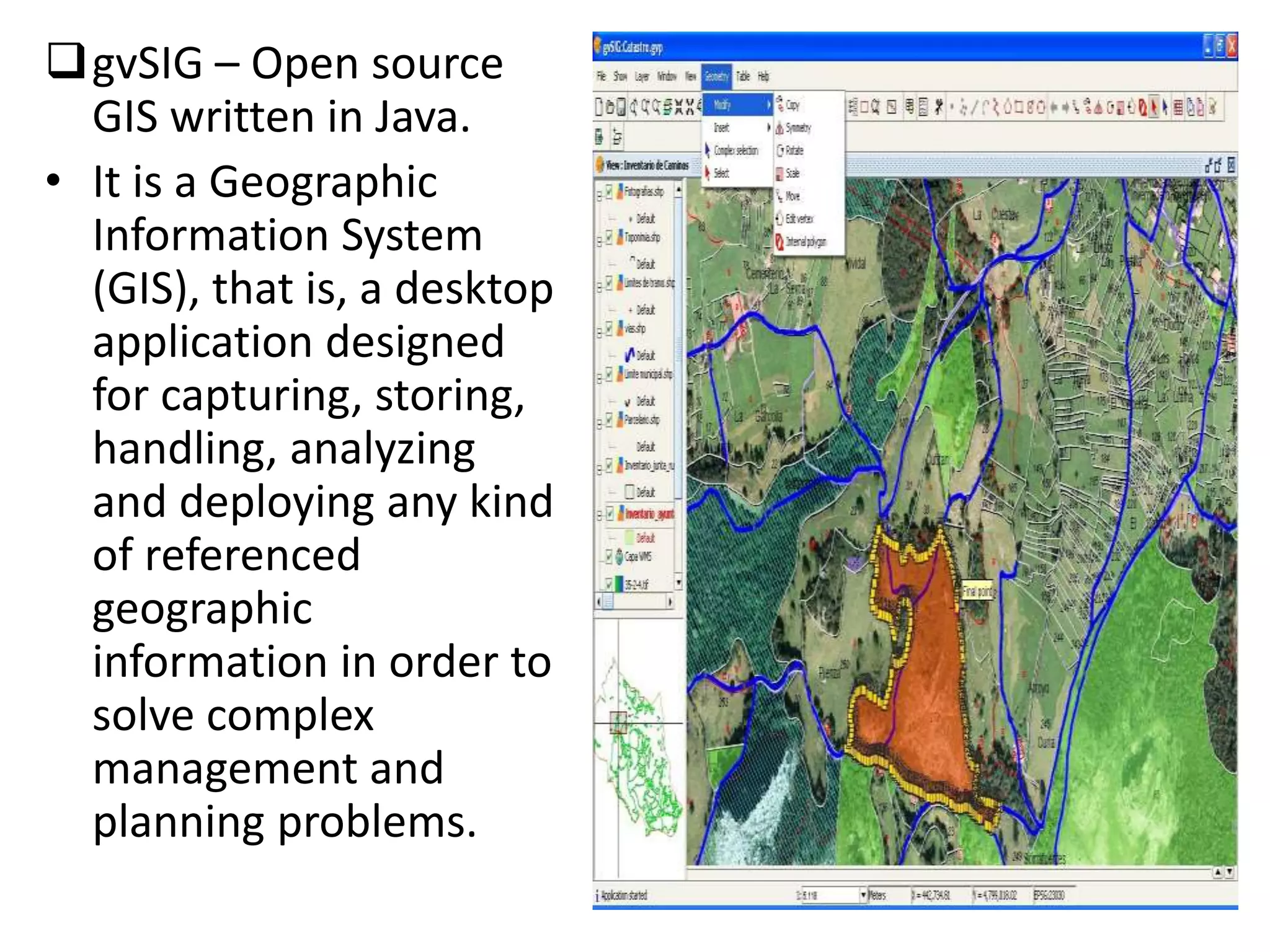 Commercially use GIS & REMOTE SENSING Software | PPTX