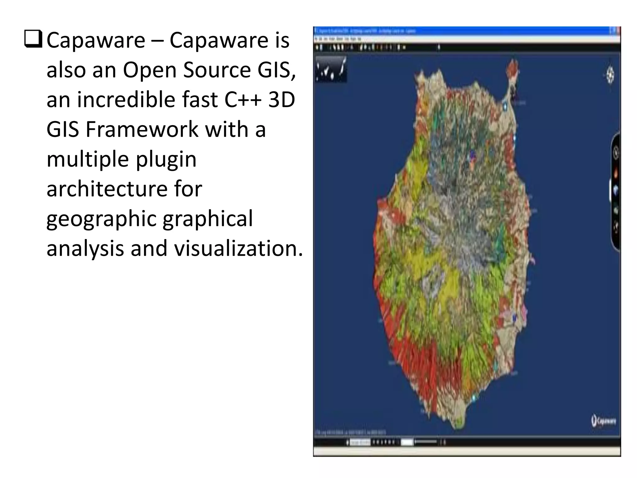 Commercially use GIS & REMOTE SENSING Software | PPTX
