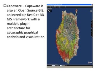 Commercially use GIS & REMOTE SENSING Software | PPTX