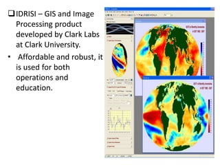 Commercially use GIS & REMOTE SENSING Software | PPTX