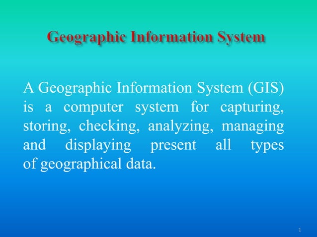 GEOGRAPHIC INFORMATION SYSTEM (GIS) & REMOTE SENSING (RS) | PPTX | Geography | Science