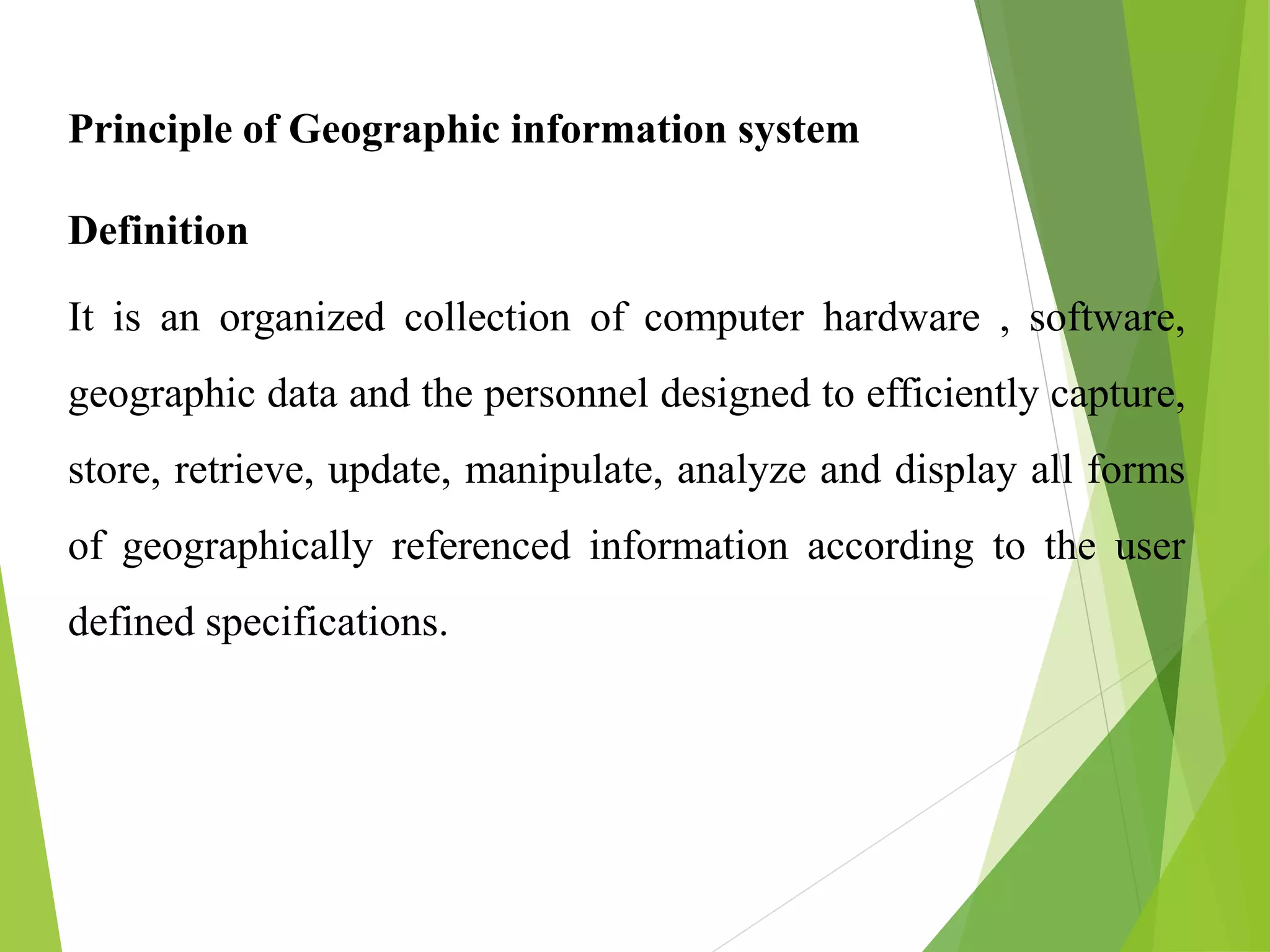 Geographic information system(GIS) and its applications in agriculture ...