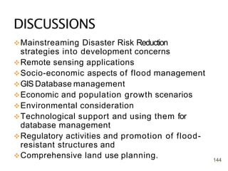 Flood risk mapping using GIS and remote sensing | PPTX