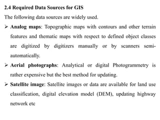 the title of this course is Entitles as GIS and Remote sensing | PPT