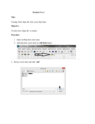 GIS practicals | DOCX