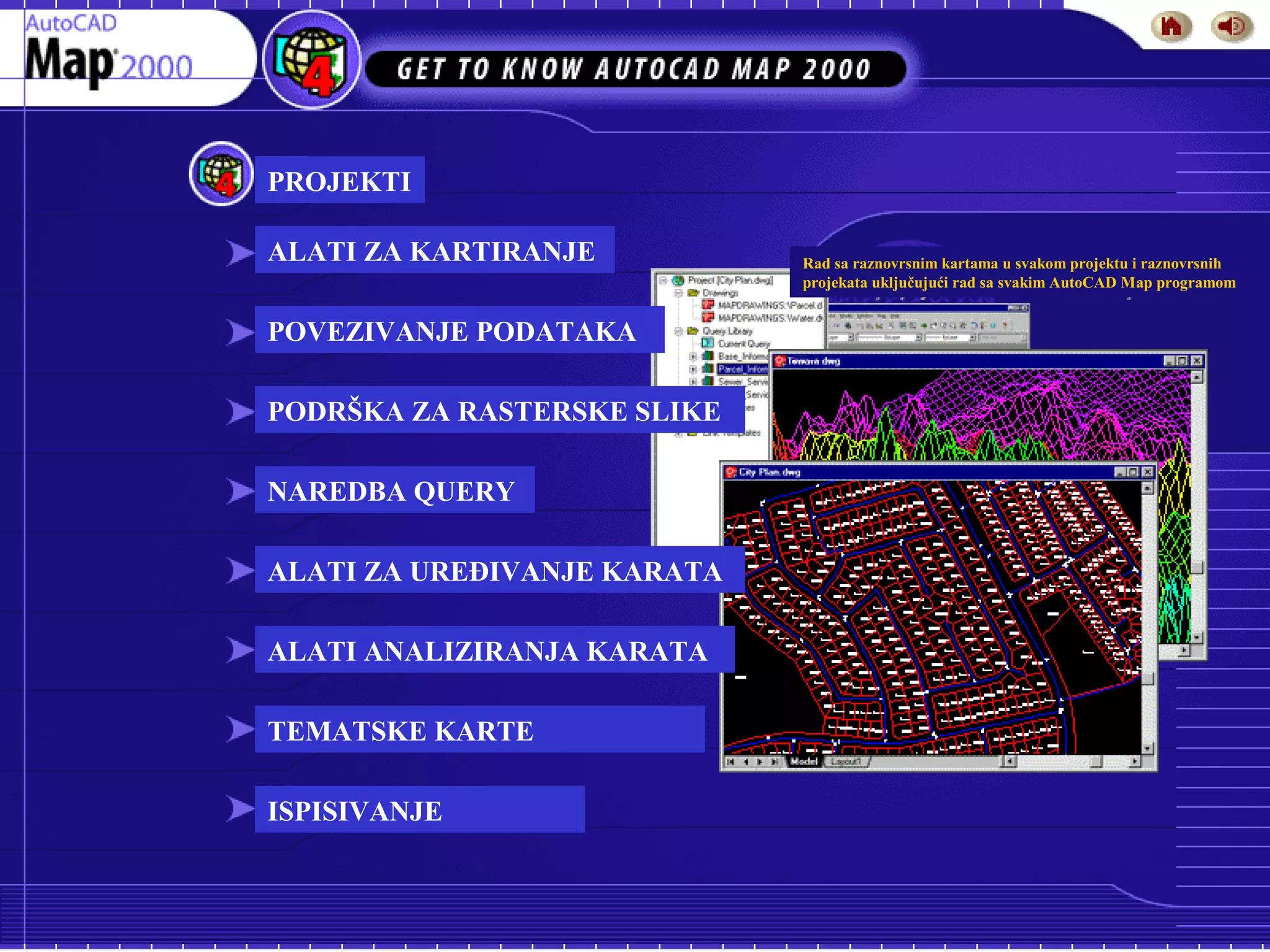 Gis prezentacija autodeska auto cad map 2000 | PPT