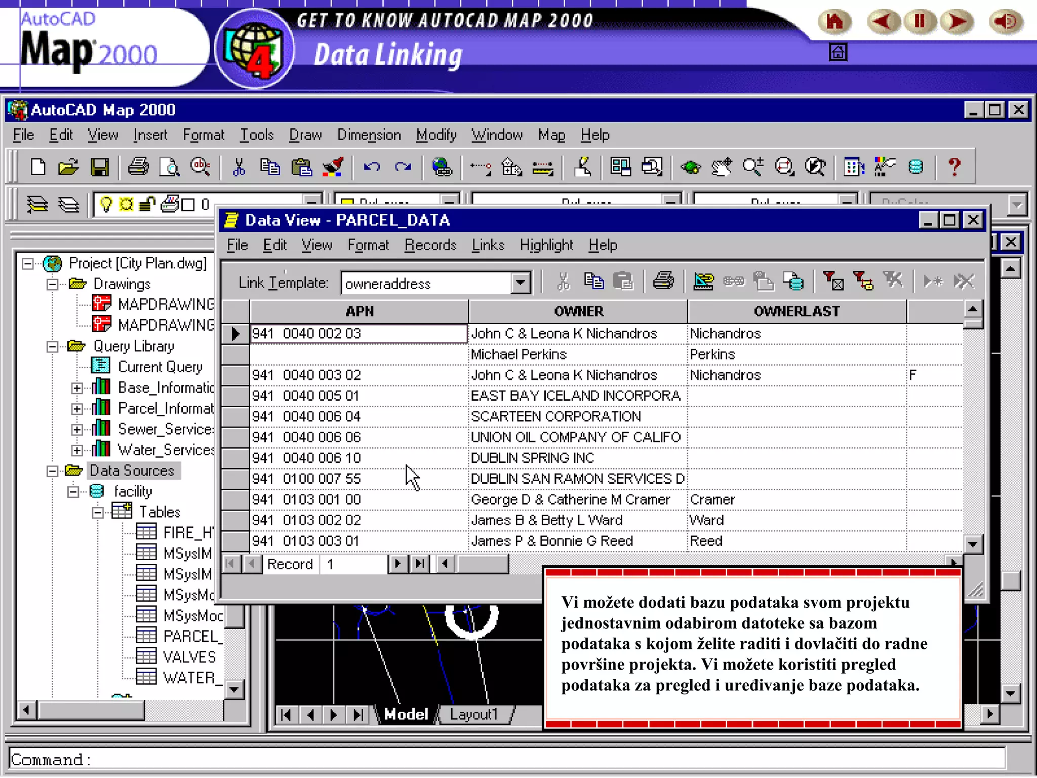 Gis prezentacija autodeska auto cad map 2000 | PPT